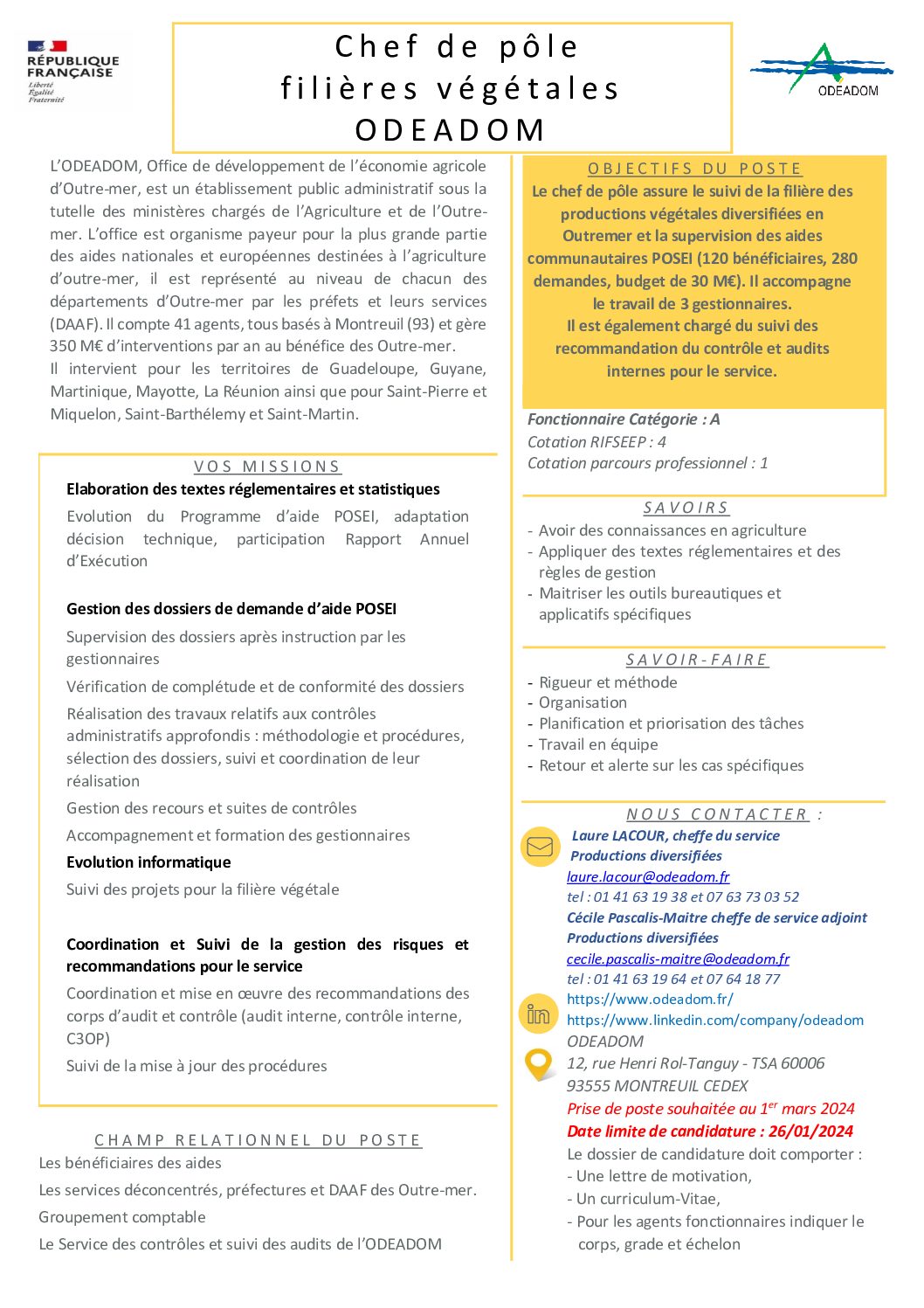FdP_DIVA_ chef de pole végétal 2024 – ODEADOM, Office de développement ...