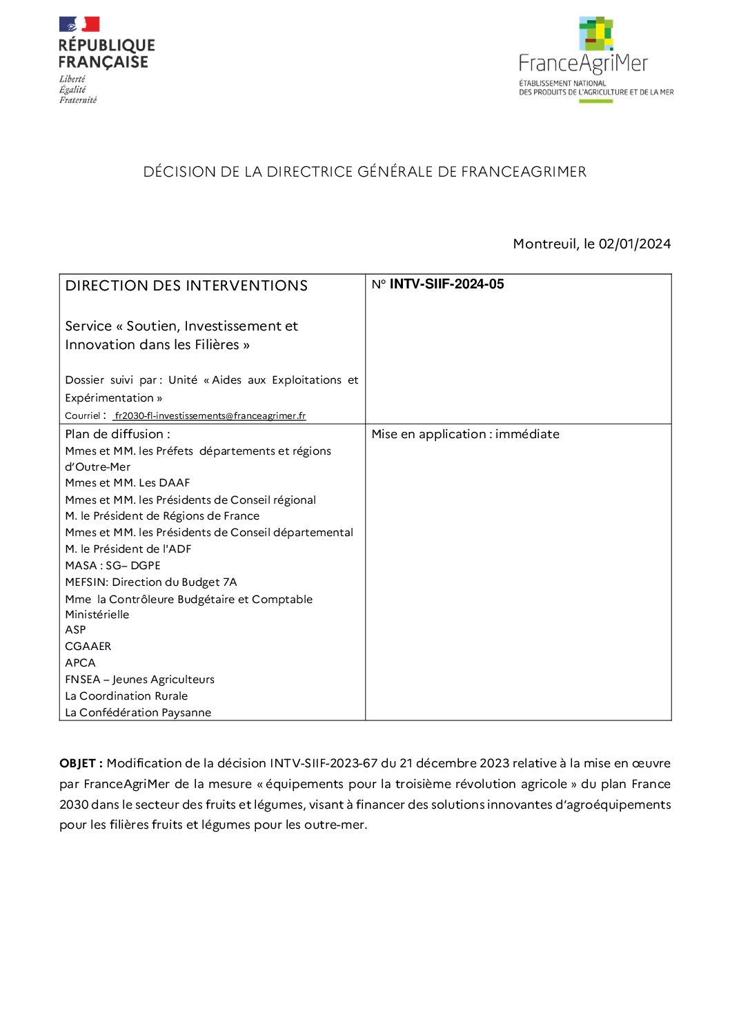 INTV_SIIF_2024-05_Frce2030_DOM_DM vpubli – ODEADOM, Office de ...