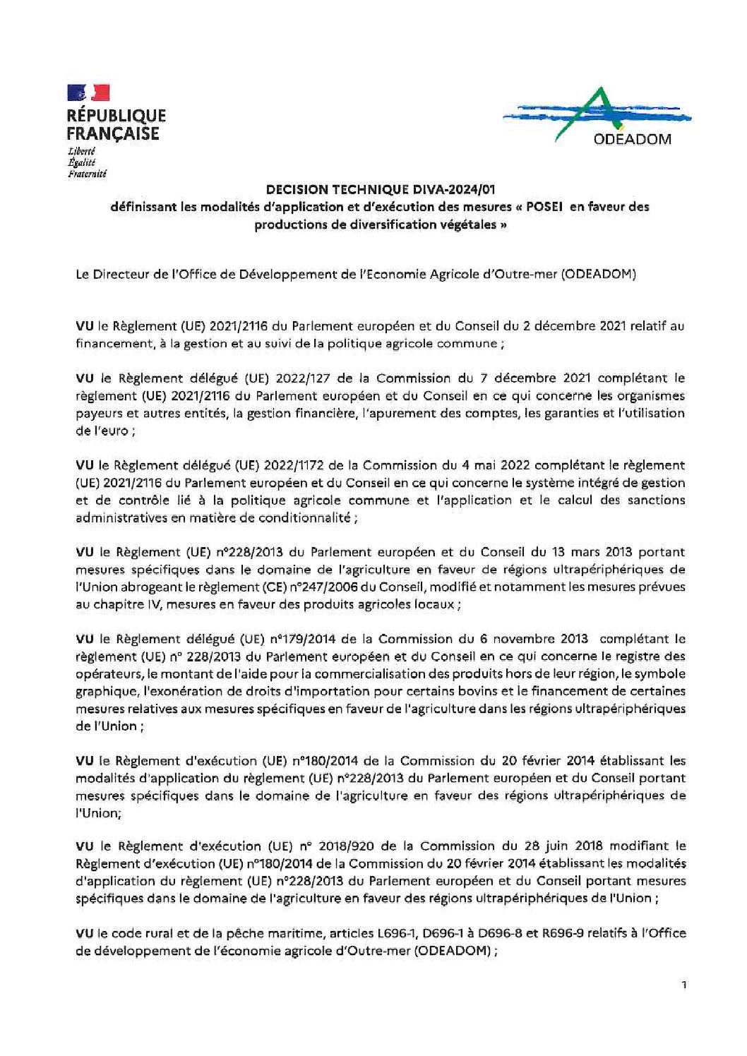 DT DIVA 2024 01 Modalités d’application et d’exécution des mesures ...