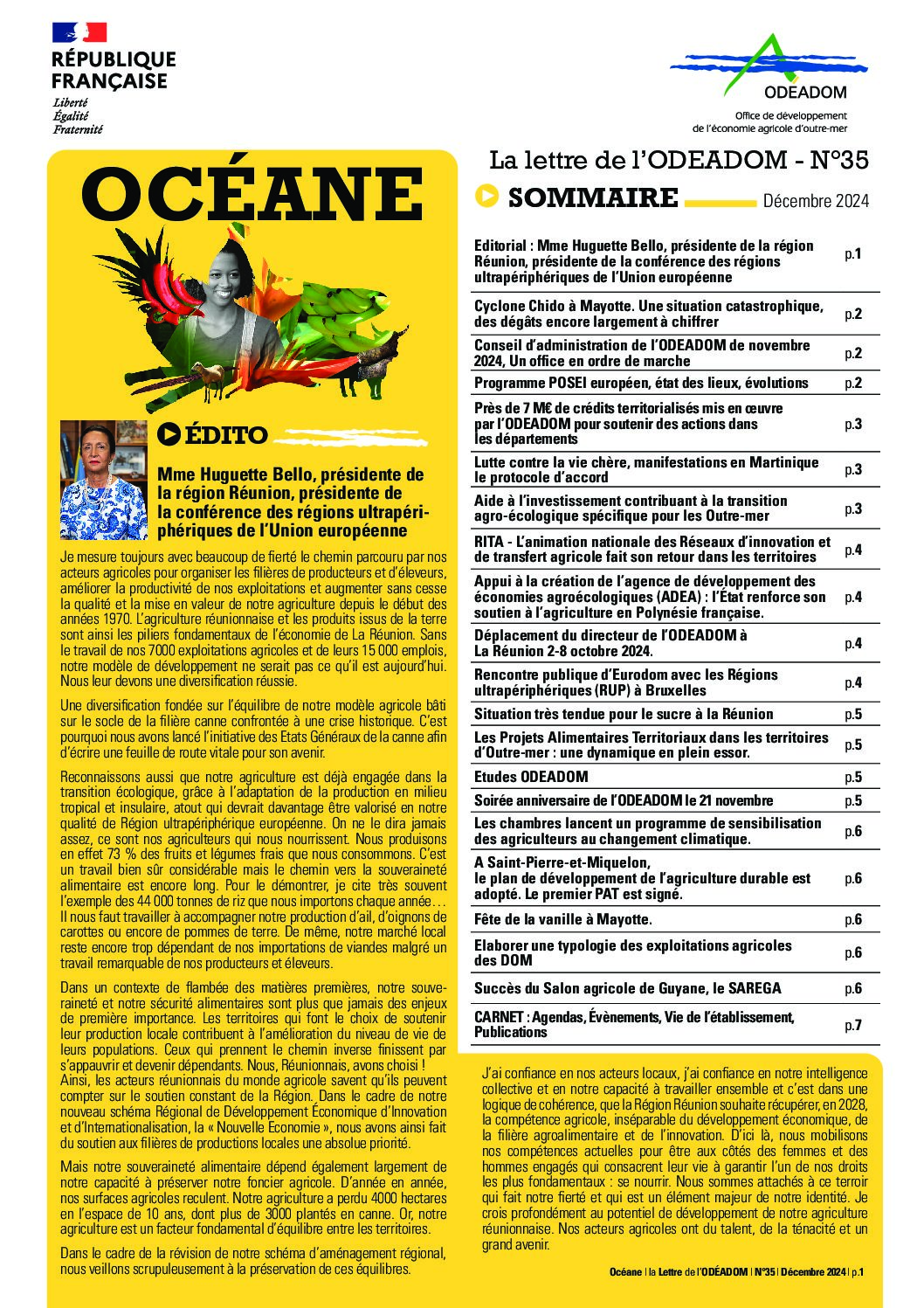 oceane-35 – ODEADOM, Office de développement de l'économie agricole d ...