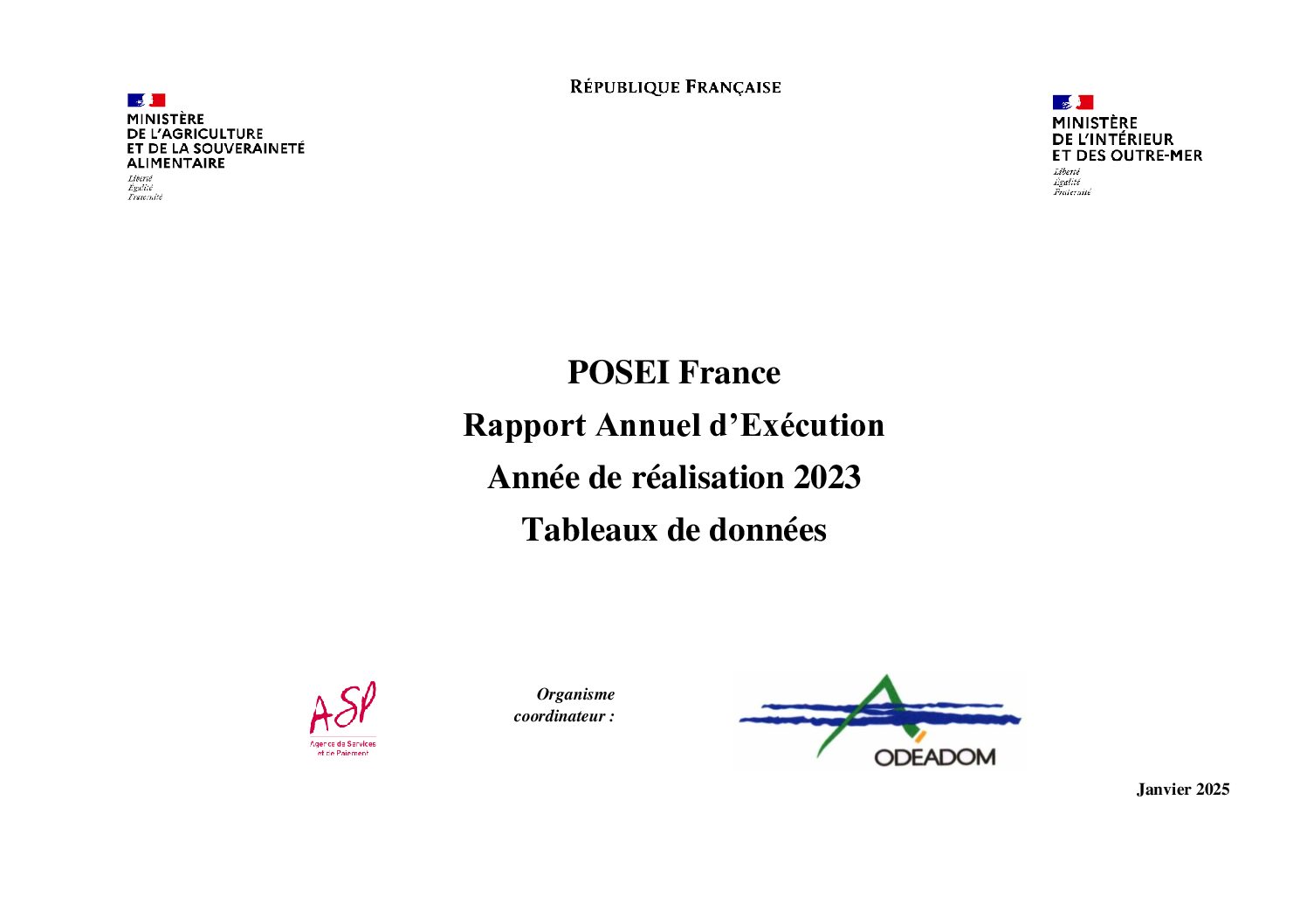 RAE POSEI 2023 Tome Tableau – ODEADOM, Office de développement de l ...